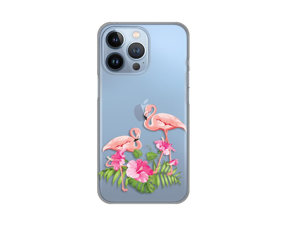 Silikonska futrola PRINT Skin - iPhone 13 Pro Flamingo