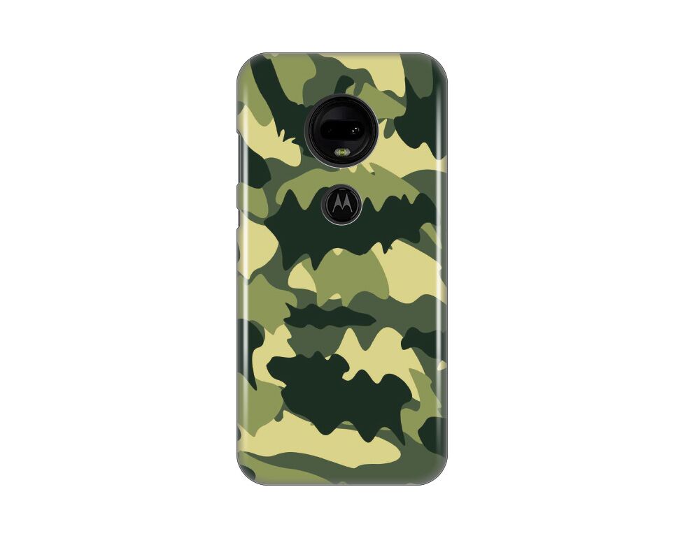 Silikonska futrola PRINT Skin - Motorola Moto E7 Army