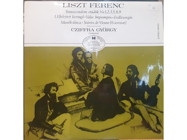 Liszt Ferenc*, Cziffra György* ‎– Transzcendens