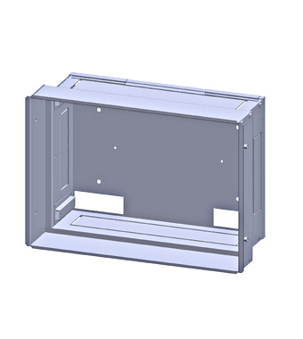 Nazidno kućište - M3000, 2MW-7, dubine 250mm