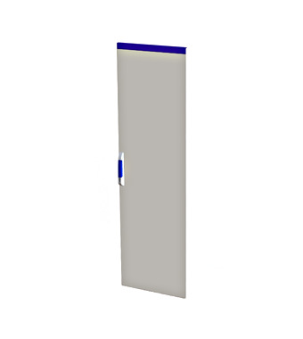 Metalna vrata, jednokrilna V=2000 Š=600 mm
RAL7035