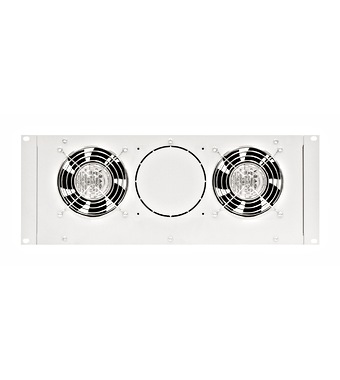 19" Krovni ventilatorski panel: 2 ventilatora i termostat
za slobodnostojeće ormane DS/DSZ i DSS