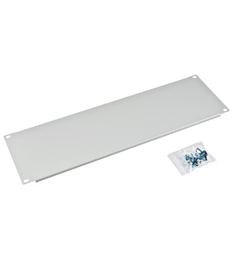 19"Slepi panel, metalni, 3HU, RAL7035