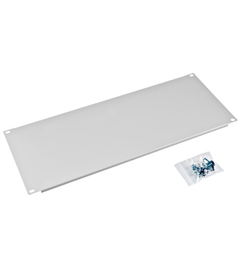 19"Slepi panel, metalni, 4HU, RAL7035