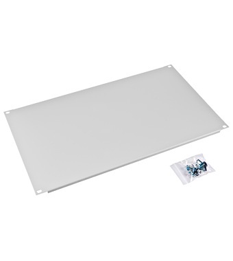 19"Slepi panel, metalni, 6HU, RAL7035