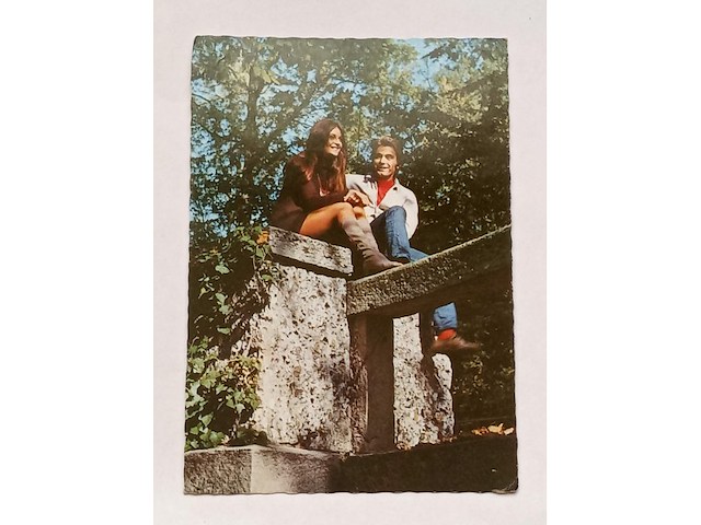 Zaljubljeni Par na Mostu - Putovala 1976.g -
