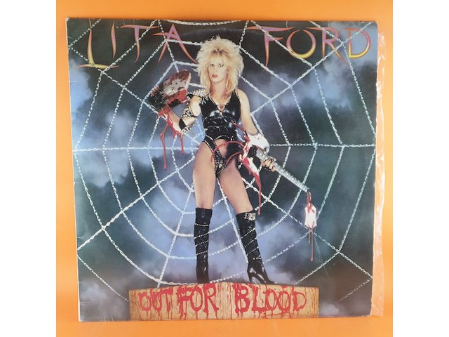 Lita Ford ‎– Out For Blood, LP