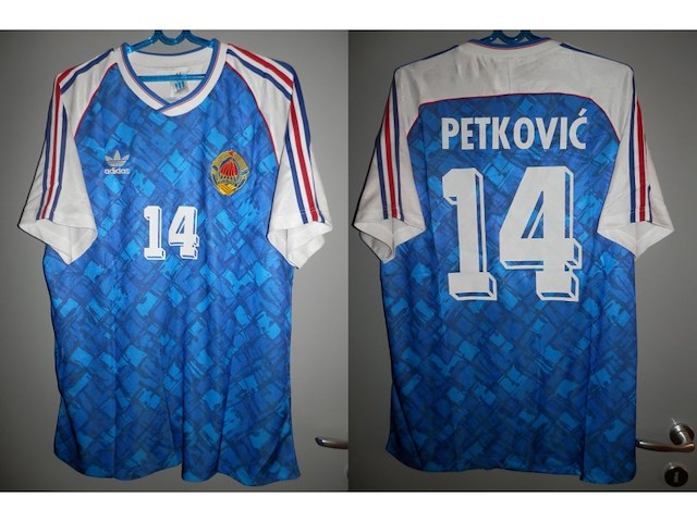 Jugoslavija dres 1991-92 Dejan Petković 14 Yugoslavia