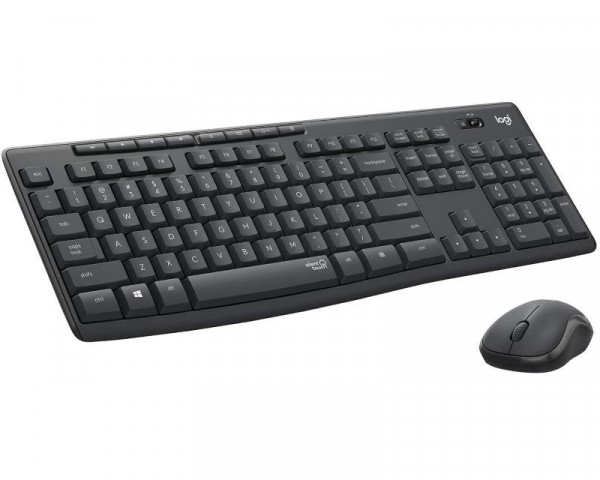 LOGITECH MK295 Silent Wireless Combo YU tastatura + miš crna