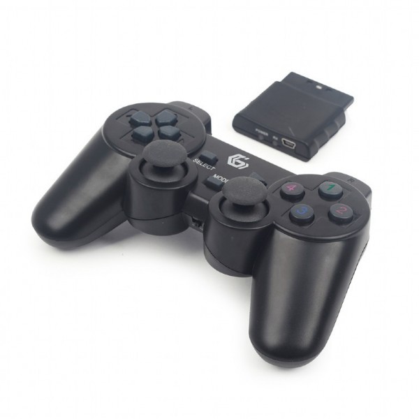 Gembird Bezicni gamepad sa dvostrukom vibracijom, PS2 / PS3 / PC JPD-WDV-01