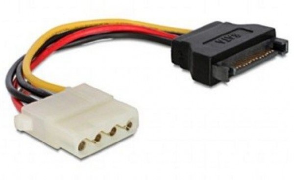 CC-SATA-PS Gembird SATA (female) to Molex (male) power cable, 0.15 m