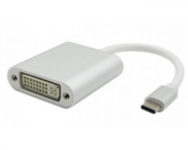 FAST ASIA Adapter - konvertor USB 3.1 tip C (M) - DVI (F) zlatni