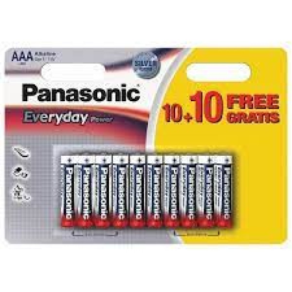 PANASONIC baterije LR03EPS/20BW-AAA Alkalne Everyday