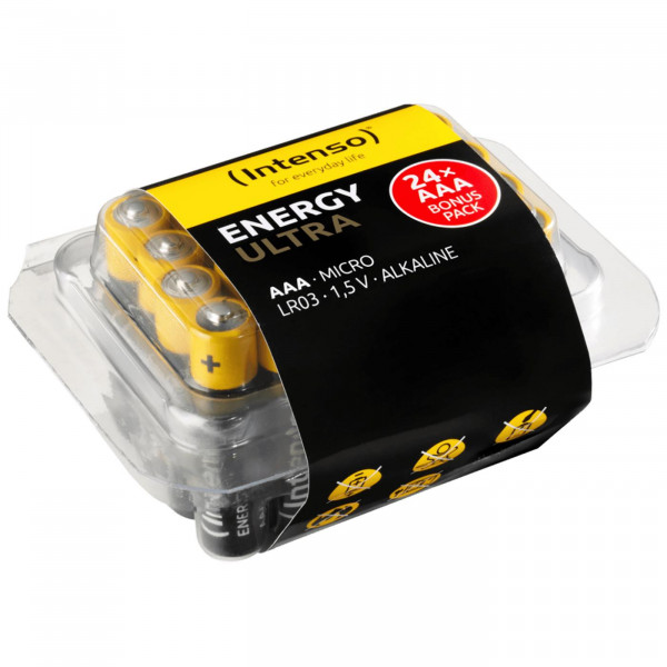 (Intenso) Baterija alkalna, AAA LR03/24, 1,5 V, blister 24 kom - AAA LR03/24