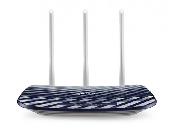 TP-Link Archer C20 Wi-Fi Router AC750 Dual Band 300Mbps/433Mbps (2.4GHz/5GHz), 1xWAN, 4xLAN, 3x antene