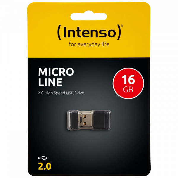 (Intenso) USB Flash drive 16GB Hi-Speed USB 2.0, Micro Line - ML16