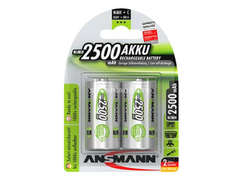 Punjiva baterija 2500 mAh, NiMh HR06 2/1 ANSMANN