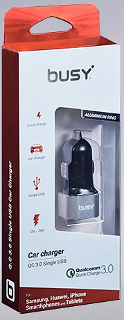 BUSY USB Car Charger QC 3.0A