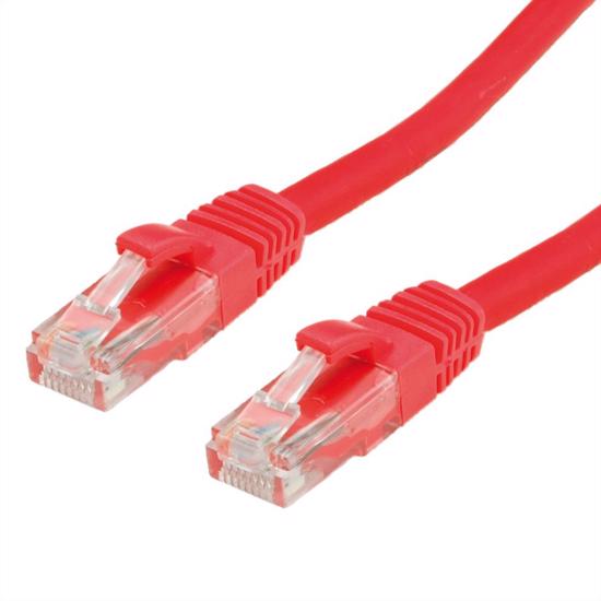 Secomp Value UTP Patch Cord Cat.6A Class EA red 0.3m