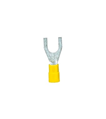 Kablovska papučica, izolovana, žuta, 4-6mm², M8