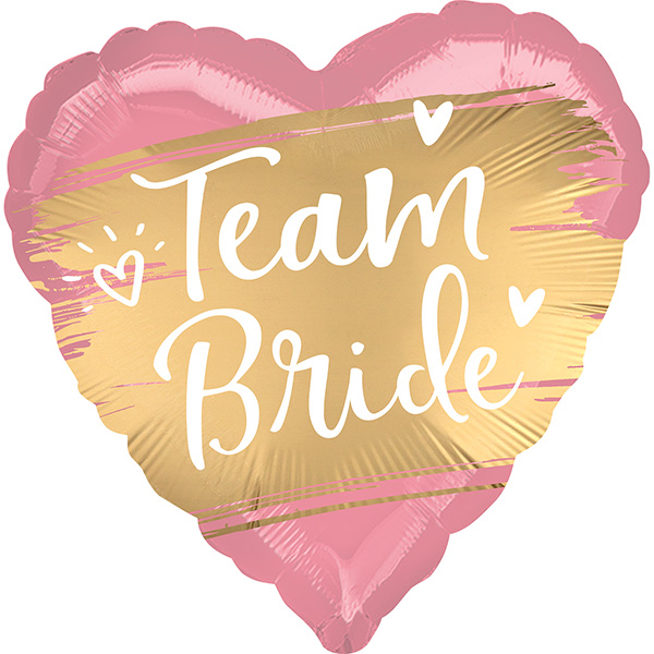 4176101
18″ Foil Satin Gold Team Bride Heart