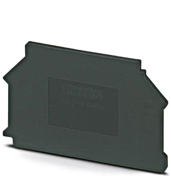 Krajnja pločica D-TB 4-HESI
End cover, length: 58 mm, wide: 2.2 mm, hight: 35.1 mm, color: dark grey