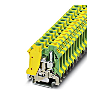 Stezaljka (klema) za uzemljenje, modul., zavrt. TB 10-PE I
Montaža na zavrtanj, 1.5mm² - 16mm², AWG: 16 - 6, žute boje, montaža na: NS 35/7.5, NA 35/15