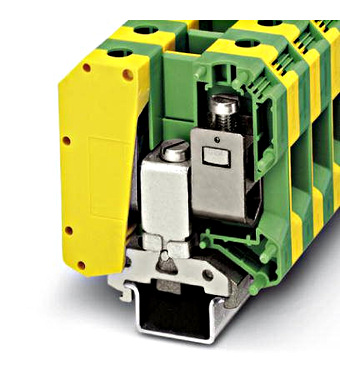 Zaštitna stezaljka (klema) za uzemljenje TB 50-PE I
Connection: screw-connection, 16 mm² - 70 mm², AWG: 6 - 1/0, green-yellow, installation on: NS 35/7.5, NS 35/15, NS 32
