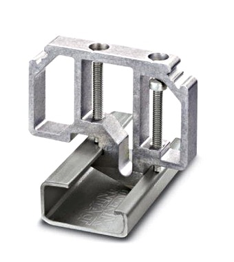 Krajnji nosač E/AL-NS 32
End bracket, wide: 10 mm, hight: 49.5 mm, length: 63.5 mm, color: silver-colored