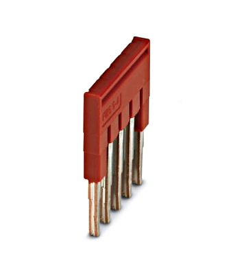 Mostić za utiskivanje FBS 5-4
Plug-in bridge, pitch: 4.2 mm, poles: 5, color: red