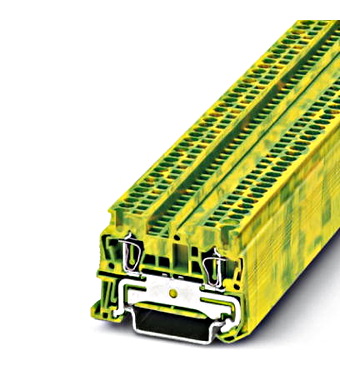 Stezaljka (klema) za uzemljenje ST 1,5-PE
Spring-cage-connection, 0,08 mm² - 1,5 mm², AWG: 28 - 16, width: 4,2 mm, green-yellow, for NS 35/7,5, NS 35/15