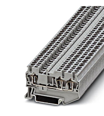 Prolazna stezaljka ST 1,5-TWIN
Spring-cage-connection, cross section: 0,08 mm² - 1,5 mm², AWG: 28 - 16, width: 4,2 mm, grey, NS 35/7,5, NS 35/15