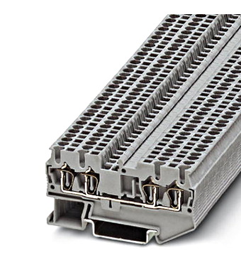 Prolazna stezaljka ST 1,5-QUATTRO
Spring-cage-connection, cross section: 0,08 mm² - 1,5 mm², AWG: 28 - 16, width: 4,2 mm, grey, NS 35/7,5, NS 35/15