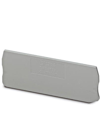 Krajnja pločica D-ST 2,5-QUATTRO-MT
End cover, length: 84 mm, width: 2,2 mm, height: 36,5 mm, color: grey