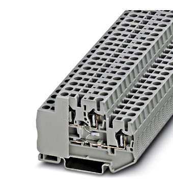 Dvospratna stezaljka (klema) STTB 2,5-PT100 MD
Spring-cage-connection, with temperature sensor, 0,08 mm² - 4 mm², AWG: 28 - 12, width:7,4 mm, grey, NS 35/7,5,NS 35/15