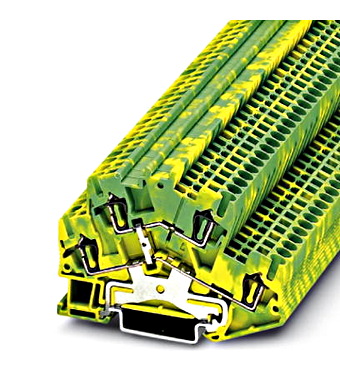 Dvospratna stezaljka (klema) za uzemnjenje STTBS 2,5-PE
Spring-cage-connection, 0,08 mm² - 4 mm², AWG: 28 - 12, width: 5,2 mm, green-yellow, NS 35/7,5, NS 35/15