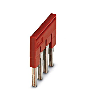 Mostić za utiskivanje FBS 4-6
Plug-in bridge, pitch: 6.2 mm, length: 23 mm, width: 23,1 mm, poles: 4, color: red