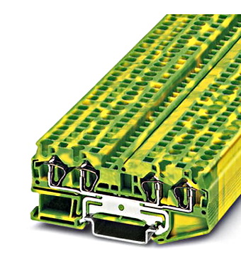 Stezaljka (klema) za uzemljenje ST 4-QUATTRO-PE
Spring-cage-connection, 0,08 mm² - 6 mm², AWG: 28 - 10, width: 6,2 mm, green-yellow, mounting type: NS 35/7,5, NS 35/15