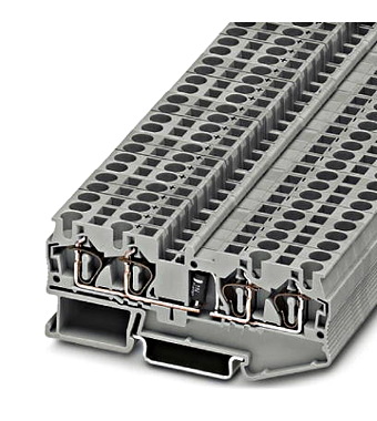 Stezaljka (klema) sa diodom ST 4-QUATTRO-DIO 1N 5408/L-R
With integrated diode 1N 5408, spring-cage-connection, 0,08 mm² - 6 mm², AWG: 28 - 10, width: 6,2 mm, grey