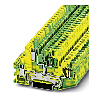 Dvospratna stezaljka (klema) STTBU 4-PE
Double-level spring-cage terminal, spring-cage-connection, 0,08 mm² - 6 mm², AWG: 28 - 10, width: 6,2 mm, green-yellow