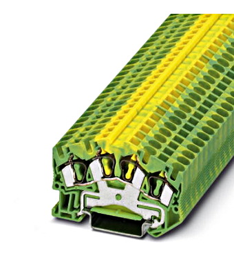 Stezaljka (klema) za uzemljenje STS 4-QUATTRO-PE
Spring-cage-connection, 0,08 mm² - 6 mm², AWG: 28 - 10, width: 6,2 mm, green-yellow, mounting type: NS 35/7,5, NS 35/15