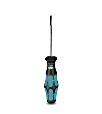 Šrafciger 1 x 5.5 (SZF 3-1.0X5.5)
Screwdriver, slot-headed, VDE insulated, size: 1.0 x 4.0 x 100 mm, 2-component grip, with non-slip grip