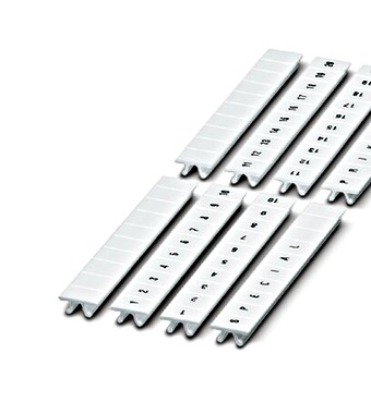 Traka sa oznakama ZB 5, simbol -
Strip, white, snap into tall marker groove, for terminal width: 5.15 mm, lettering field: 5.15 x 10.5 mm