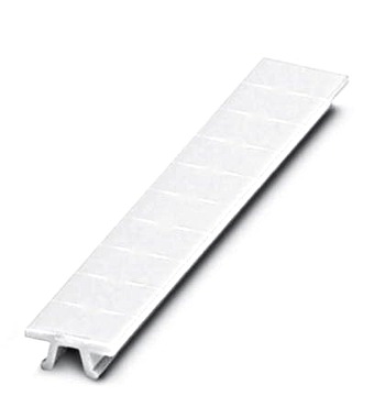 Traka sa brojevima ZB 6, blanko
Strip, white, snap into tall marker groove, for terminal width: 6.2 mm, lettering field: 6.2 x 10.5 mm