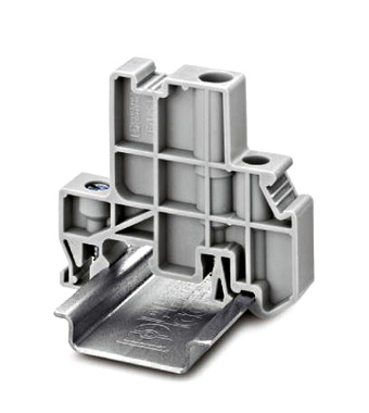 Krajnji držač E/UK 1
End clamps, for supporting the ends of double-level and three-level terminal blocks, width: 10 mm, color: gray