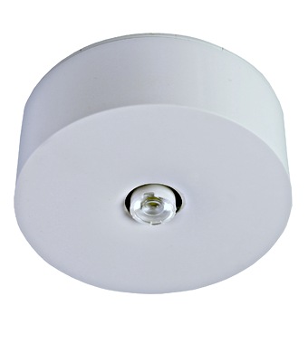 Protiv - panična svetiljka IL 1x3W ERT-LED spot
White, surface ceiling mounting, Hi-bay radial beam for space illumination of high halls, with supervision - centrally switchable