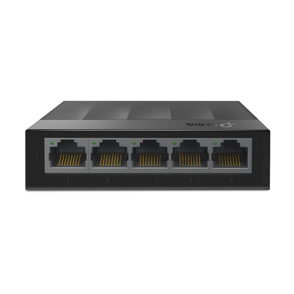 TP-Link LS1005G 5-port Gigabit 10/100/1000Mb/s LiteWave desktop svič, plastično kućište, 802.3x flow control, 16KB jumbo frame, auto-uplink every port, fanless, energy-efficient