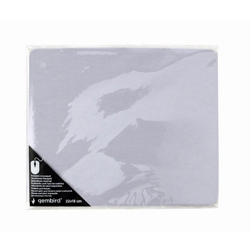 Gembird Printable mouse pad, small (220 x 180 mm), white | MP-PRINT-S