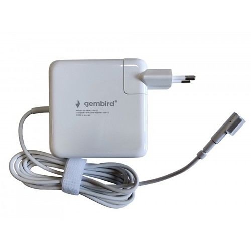 Gembird Laptop charger TJ-341L Apple Type-L MacBook 85W-18.5V-4.6A, Magsafe1 Type-L | NPA85-185-4600