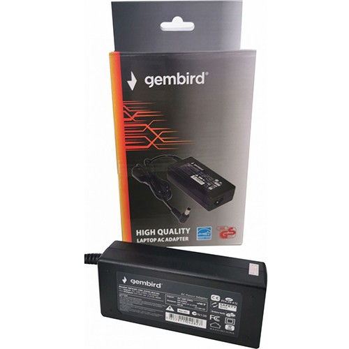 Gembird Laptop charger 90W-19.5V-4.62A, 4.5x3.0mm Black PIN | NPA90-195-4620 (DE11)